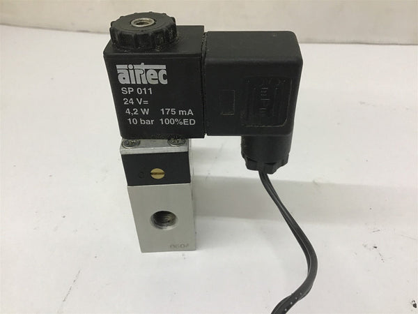 Airtec MO 04 310-HN Solenoid Valve 24V Coil4.2 W 175 Ma 10 Bar – BME Bearings and Surplus