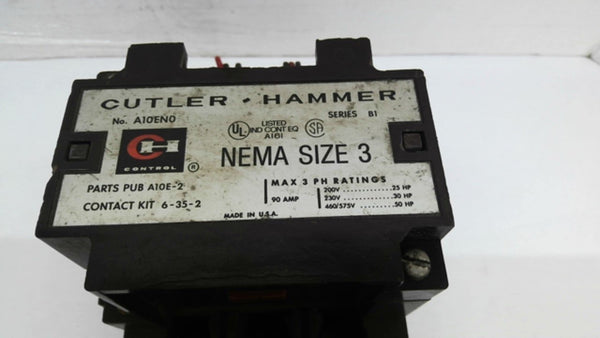 Cutler Hammer A10EN0 Series B1 Max 3 PH Starter – BME Bearings and Surplus
