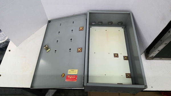 Hoffman Enclosure 20x12x6 with Backplane – BME Bearings and Surplus