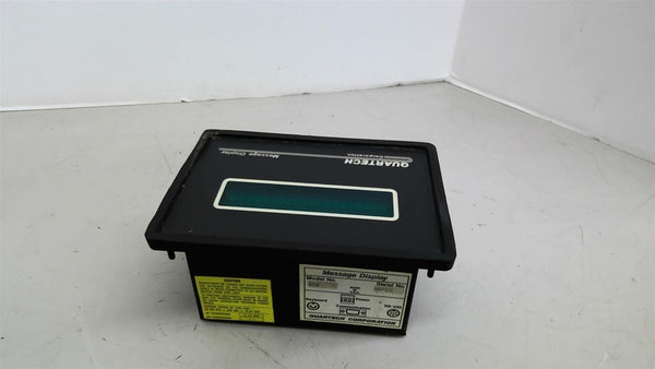 Quartech 8720 Message Display – BME Bearings and Surplus