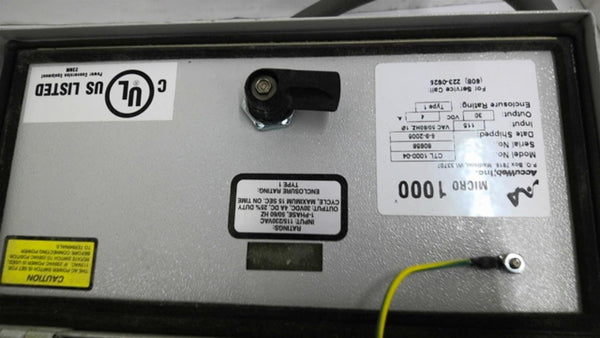 AccuWeb Micro 1000 CTL 100-04 Control System – BME Bearings and Surplus