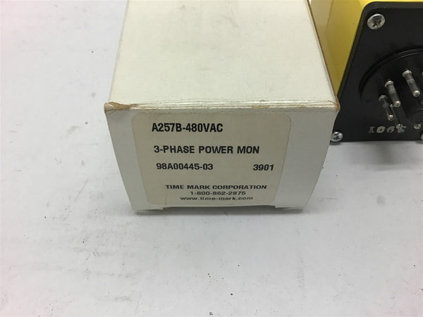 Time Mark A257B 3-Phase Monitor 480 Volts – BME Bearings and Surplus
