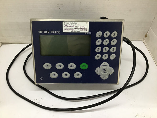 Mettler Toledo IND246 Weighing Terminal – BME Bearings and Surplus