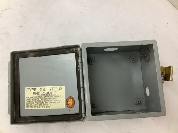 Underwriters Laboratories Cut Out Box Type 12 And 13 Enclosure 6x6 – BME Bearings and Surplus