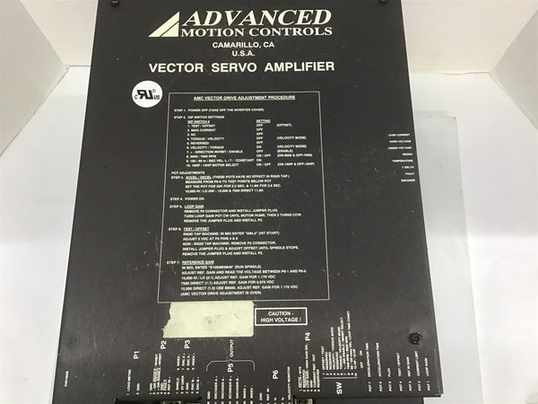 Advanced Motion Controls Vector Servo Amplifier – BME Bearings and Surplus
