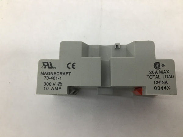 Magnecraft 70-461-1 14-Pin 10A 300V Relay Socket Lot of 3 – BME Bearings and Surplus