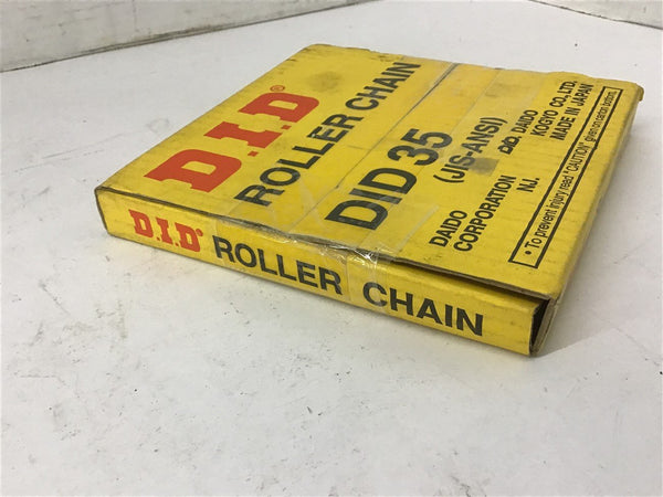 DID 35 Roller Chain 10 FT Long – BME Bearings and Surplus
