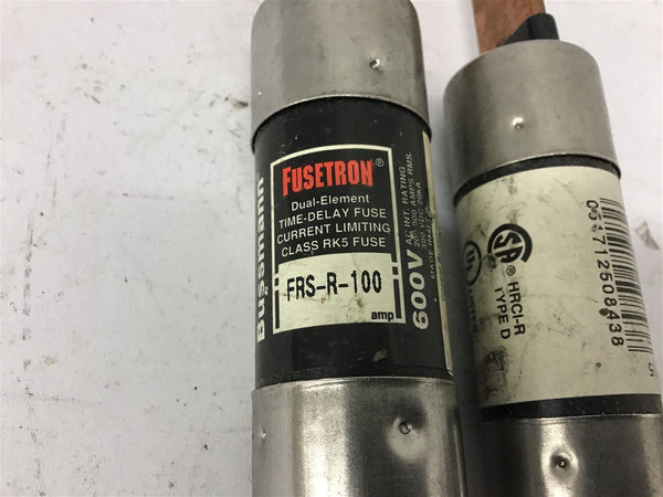 Fusetron FRS-R-100 Dual Element Fuse Lot Of 2 – BME Bearings and Surplus