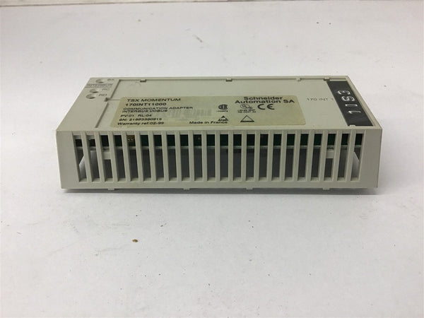 Schneider Automation TSX Momentum 170INT11000 Communication Adapter ...