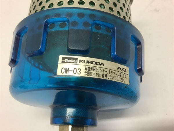 Parker Kuroda CM-3 Air filter – BME Bearings and Surplus