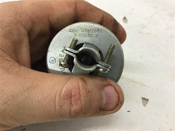 Hubbell 20A 120/208V 3 Phase Female Plug – BME Bearings and Surplus