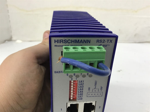 Hirschmann RS2-TX Rail Switch 24 VDC – BME Bearings and Surplus