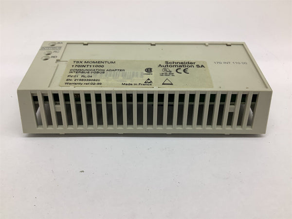 Schneider Automation 170INT11000 TSX Momentum Communications Adapter ...