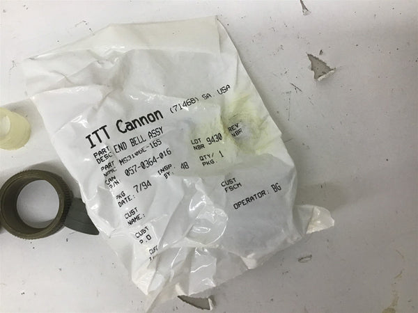 Cannon MS3106F16S-1S End Bell Asssembly Lot Of 4 – BME Bearings and Surplus