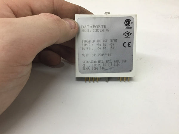 Dataforth SCM5B31 Isloated Voltage Input – BME Bearings and Surplus