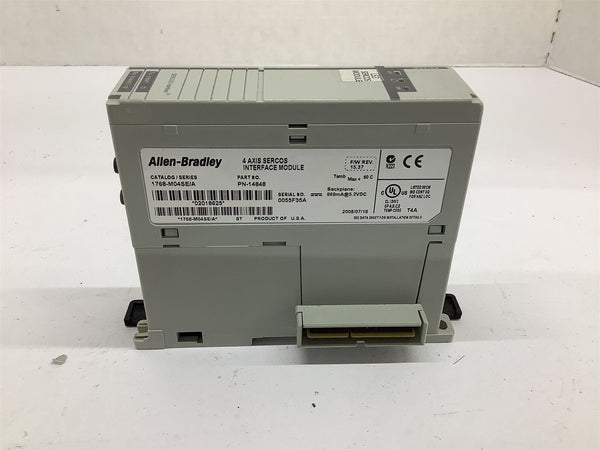 Allen Bradley 1768-M04SE/A 4 Axis Sercos Interface Module – BME ...