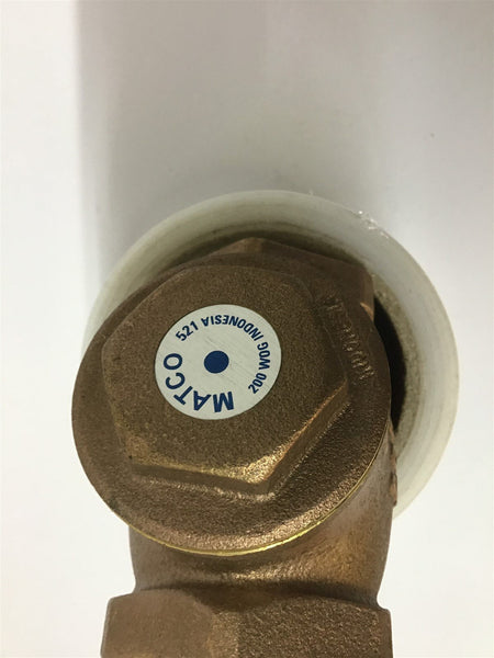Matco 200 WOG Brass Check Valve 1 1/2" – BME Bearings and Surplus