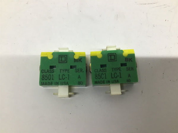 Square D Class 8501 Type LC-1 Ser. A Contact Cartridge Lot Of 2 – BME ...
