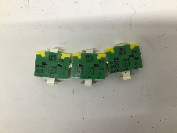 Square D Class 8501 Type LC-1 Ser. A Contact Cartridge Lot Of 3 – BME ...