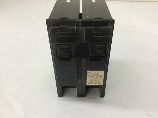 Square D HOM2100 100A 2 Pole Circuit Breaker – BME Bearings and Surplus