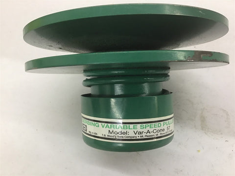 TB Woods Gerbing VAR-A-CONE 57 Variable Speed Pulley D3/4" - 1 1/16 ...