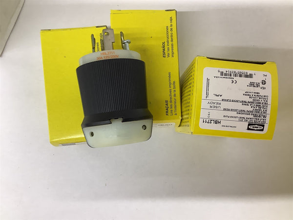 Hubbell HBL2711 3 Pole 30A 125/250V Lot Of 3 – BME Bearings and Surplus