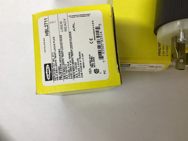 Hubbell HBL2711 3 Pole 30A 125/250V Lot Of 4 – BME Bearings and Surplus