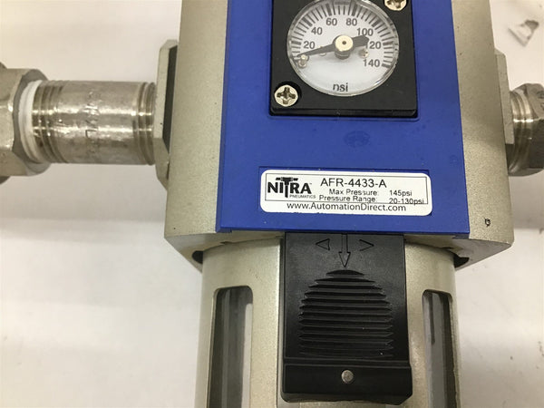 Nitra AFR-4433-A Automation Regulator – BME Bearings and Surplus