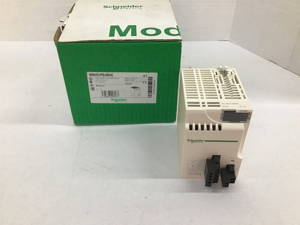 Schneider BMXCPS3500 High Power AC Power Supply 24 DC 0.9 Amp Output ...