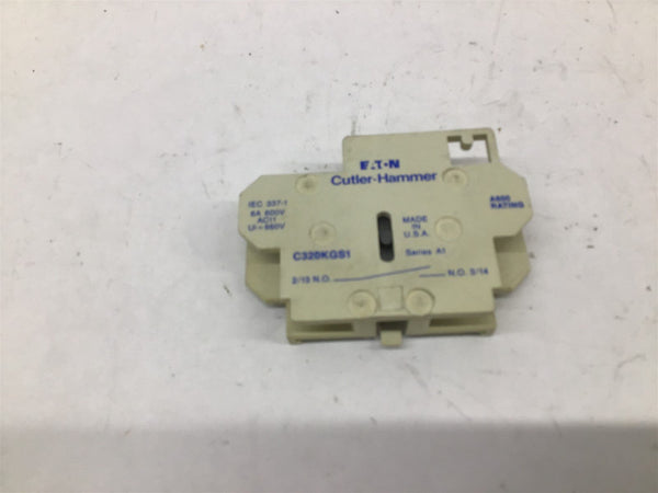 Eaton Cutler Hammer C320KGS1 Series A1 6A 600V Auxiliary Contact – BME ...