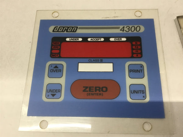 Doran 4300 Scales Touch Screen Cover – BME Bearings and Surplus