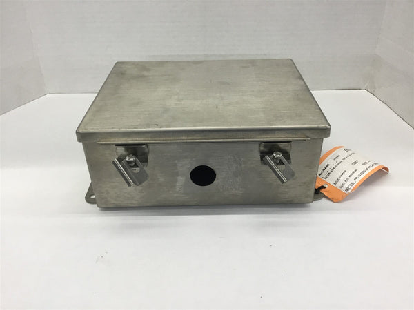 Hoffman A1008CHNFSS Stainless Steel Enclosure – BME Bearings and Surplus