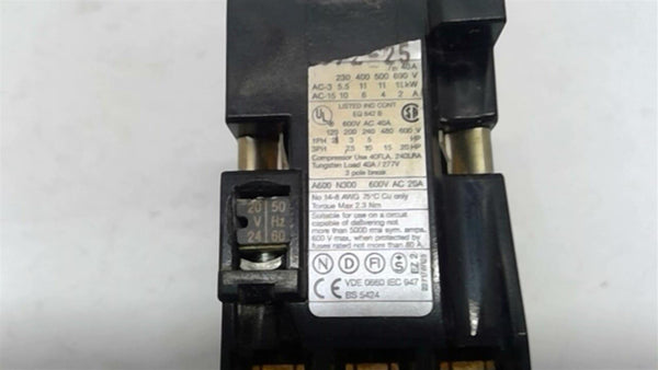 AEG LS27 Contactor 600VAC 20A – BME Bearings and Surplus