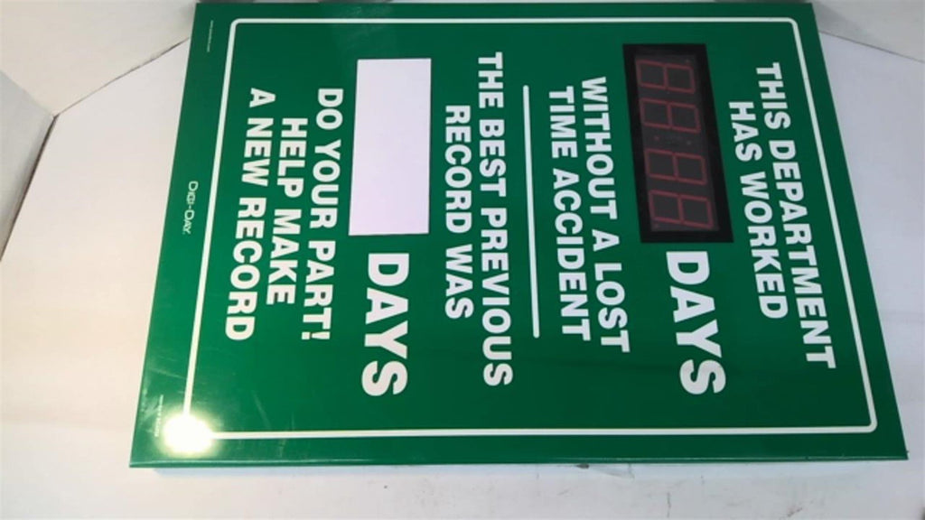 Digi Day Safety Counter – BME Bearings and Surplus