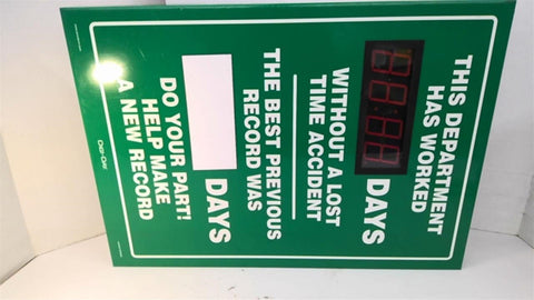 Digi Day Safety Counter – BME Bearings and Surplus