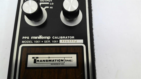 Transmation 1061 PPS Mini Temp Calibrator – BME Bearings and Surplus