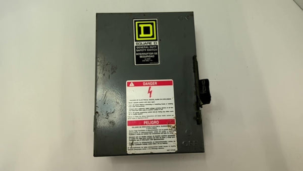 Square D D221N 30A 240VAC Safety Switch – BME Bearings and Surplus