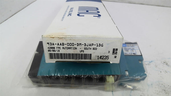 MAC 93A-AAB-000-DM-DJAP-1DG Solenoid Valve 120 Volt Coil 2.9 Watts ...