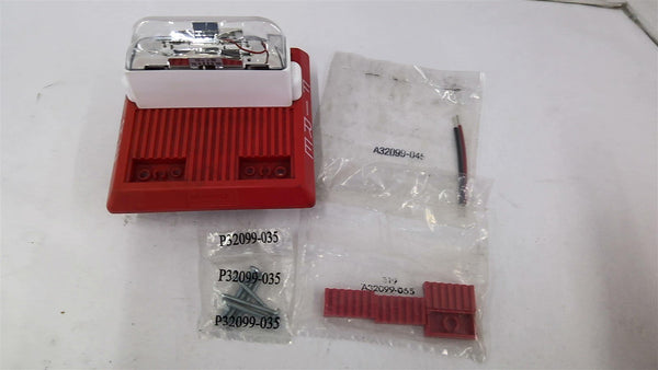 Cooper HS4-224MCW-FR Horn Strobe 24 VDC Wall Red – BME Bearings and Surplus