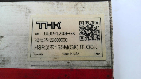 THK Linear Motion Systems HSR35R 1SSM (GK) Block Linear Bearing – BME ...