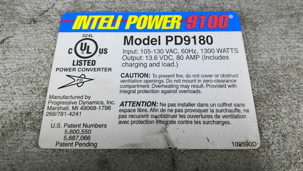 Inteli Power 9100 PD9180 Converter – BME Bearings and Surplus