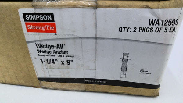 Simpson Wedge-All Anchor 1-1/4" x 9" – BME Bearings and Surplus
