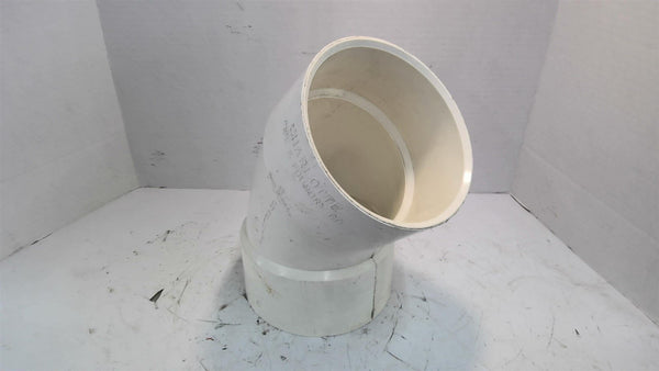 Charlotte PVC Pipe 6" Opening 45 Degree Angle – BME Bearings and Surplus