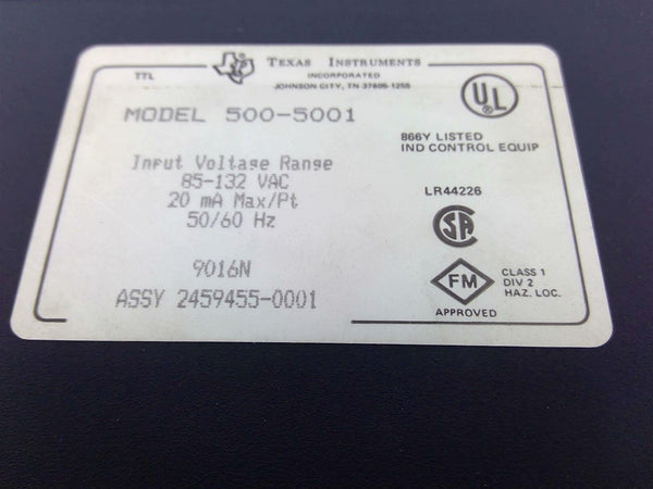 Texas Instruments 500-5001 Output Module 85-132 Vac 20 Ma – BME ...