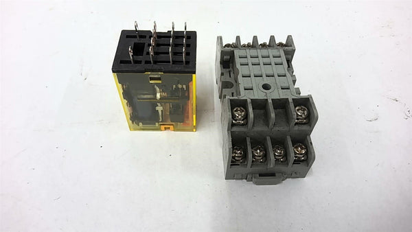 Idec RU4S-A110 Relay with Base Lot Of 4 – BME Bearings and Surplus