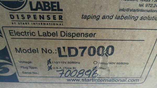 Start International LD700 Electric Label Printer 110/115 Volts – BME ...