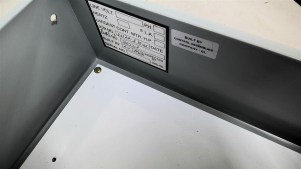 Hoffman A1210CH Pushbutton Enclosure – BME Bearings and Surplus