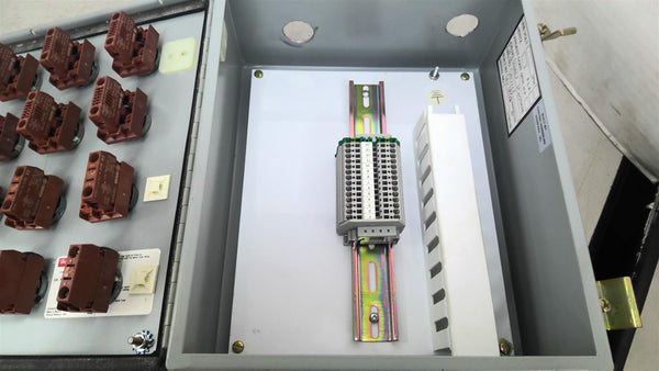 Hoffman A1210CH Enclosure with Pushbuttons – BME Bearings and Surplus