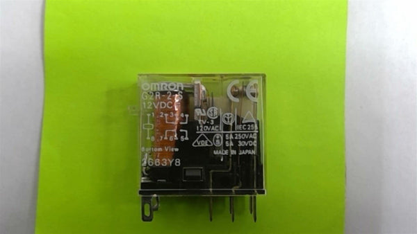 Omron GSR-2 SND Relay 24VDC 5A Lot of 2 GRS-2 S 12VDC 5A Lot of 2 /Soc ...