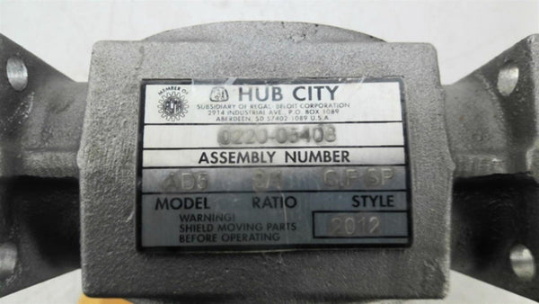 Hub City 0220-05408 2:1 Ratio Gear Reducer – BME Bearings and Surplus
